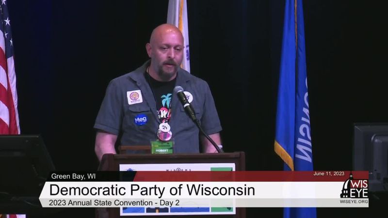 2023 Democratic Party of Wisconsin State Convention - Day 2 - WisconsinEye