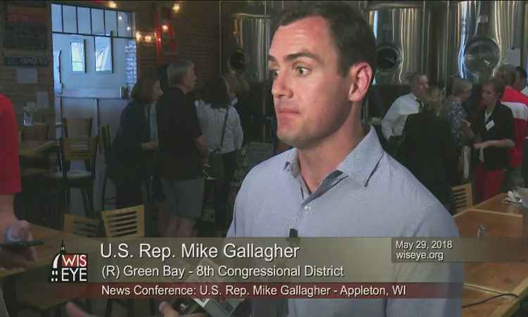 News Conference: U.S. Rep. Mike Gallagher - WisconsinEye