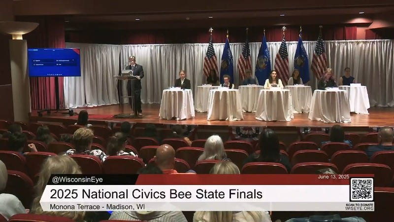 2025 National Civics Bee State Finals - WisconsinEye