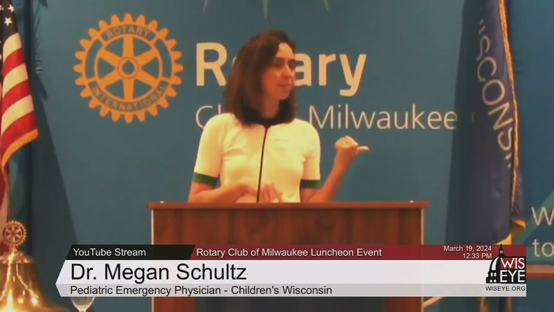 Rotary Club of Milwaukee: Dr. Megan Schultz - WisconsinEye