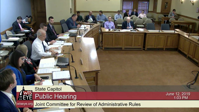 Joint Committee for Review of Administrative Rules - WisconsinEye