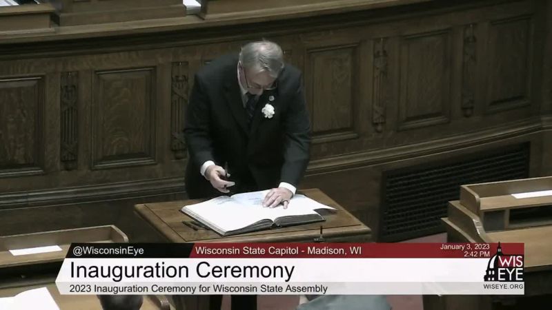 2023 Wisconsin State Assembly Inauguration Ceremony - WisconsinEye