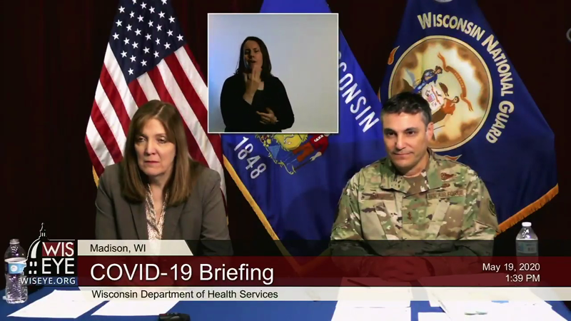 Wisconsin DHS Media Briefing on COVID-19 for May 19 - WisconsinEye
