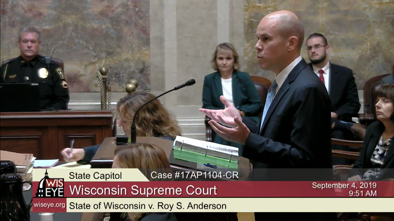 Wisconsin Supreme Court Oral Arguments: State v. Roy S. Anderson ...