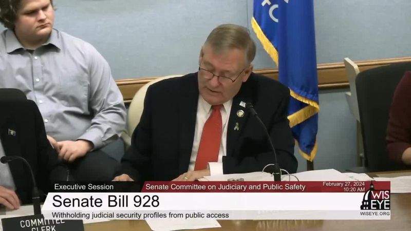 Senate Committee on Judiciary and Public Safety - WisconsinEye