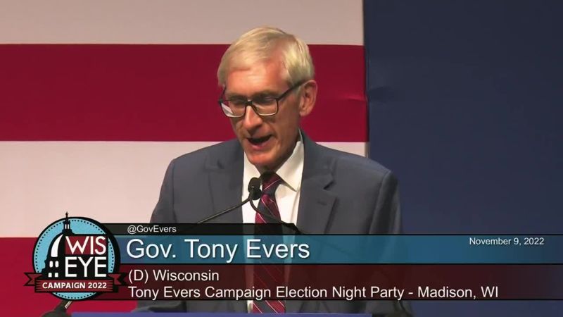 Campaign 2022: Tony Evers Campaign Election Night - WisconsinEye