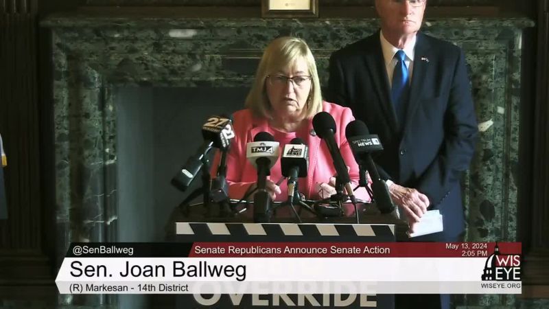 News Conference: Senate Republicans Announce Senate Action - WisconsinEye