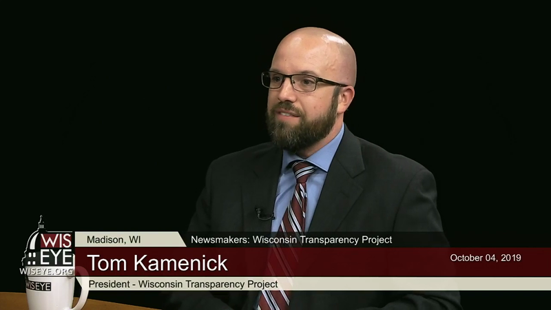 Newsmakers: Tom Kamenick - Wisconsin Transparency Project - WisconsinEye