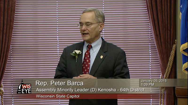 News Conference: Assembly Minority Leader Rep. Peter Barca (D-Kenosha ...