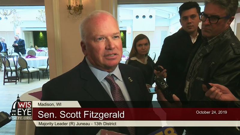 News Conference: Senate Majority Leader Scott Fitzgerald (R) Juneau ...