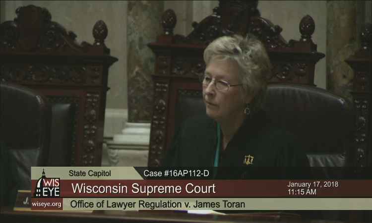 Supreme Court Oral Argument: Office of Lawyer Regulation v. James Toran ...