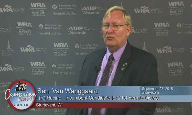 Campaign 2018: Sen. Van Wanggaard (R) Incumbent Candidate for 21st ...