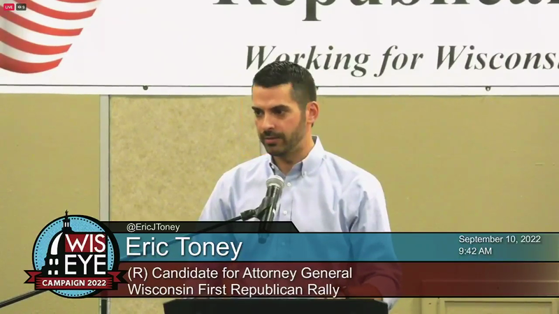 Campaign 2022: Wisconsin First Republican Rally - WisconsinEye