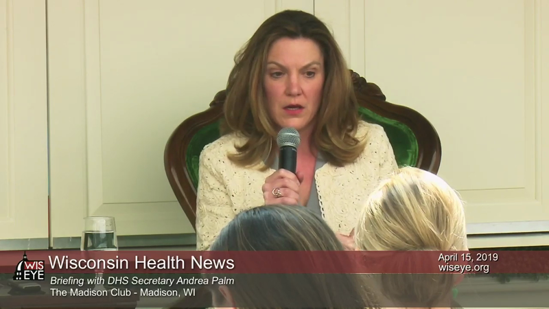Wisconsin Health News: Newsmaker Series - DHS Secretary-Designee Andrea ...