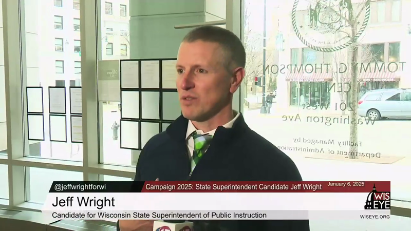 Campaign 2025: Candidate Jeff Wright Submits Signatures at Elections Commission for DPI ...