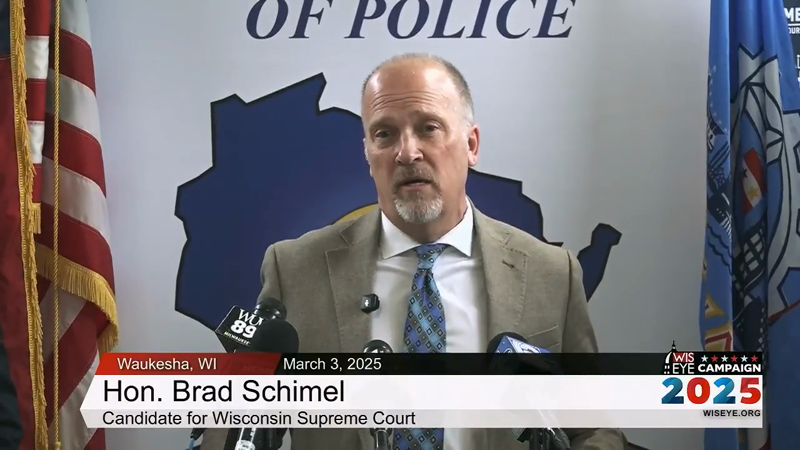 Campaign 2025 News Conference: Brad Schimel - WisconsinEye