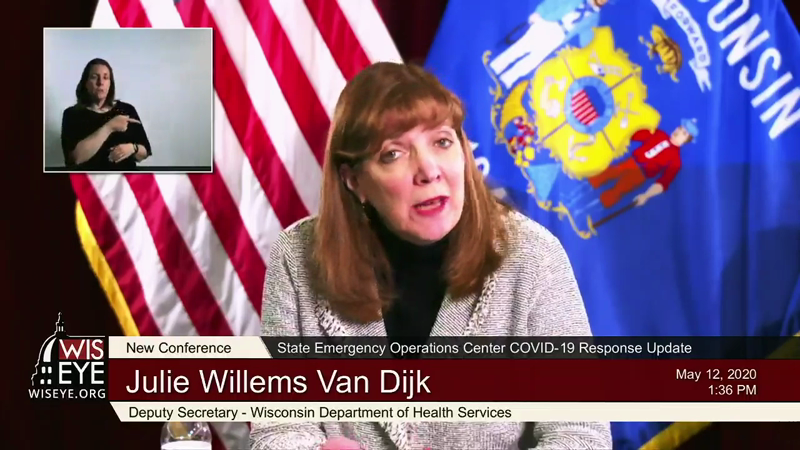 Wisconsin DHS Media Briefing on COVID-19 for May 12 - WisconsinEye