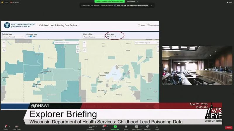 Childhood Lead Poisoning Data Explorer Briefing - WisconsinEye