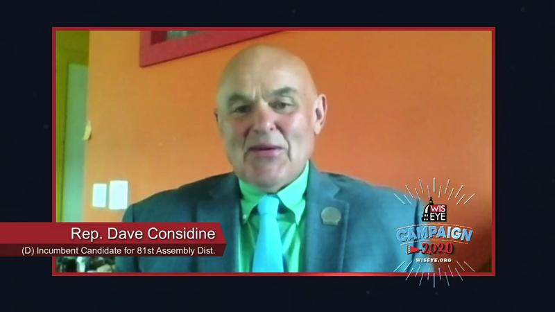 Campaign 2020: Rep. Dave Considine (D) Baraboo - 81st Assembly District ...