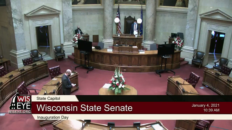 2021 Wisconsin State Senate Inauguration Ceremony - Part 1 - WisconsinEye