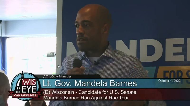 Campaign 2022: Mandela Barnes Hosts Ron Against Roe Event - WisconsinEye