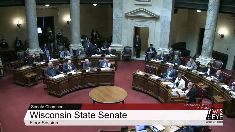 Wisconsin State Senate Floor Session - WisconsinEye