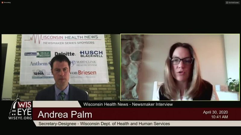 Wisconsin Health News: Newsmaker with DHS Secretary-Designee Andrea ...