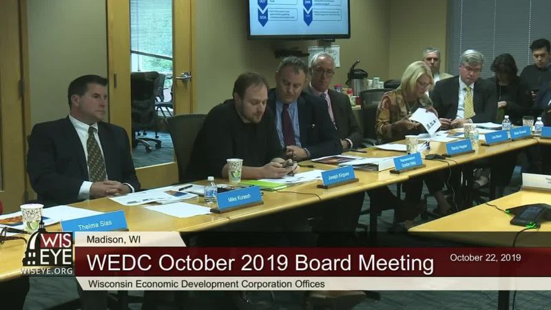 Wisconsin Economic Development Corporation Meeting of the Board of ...