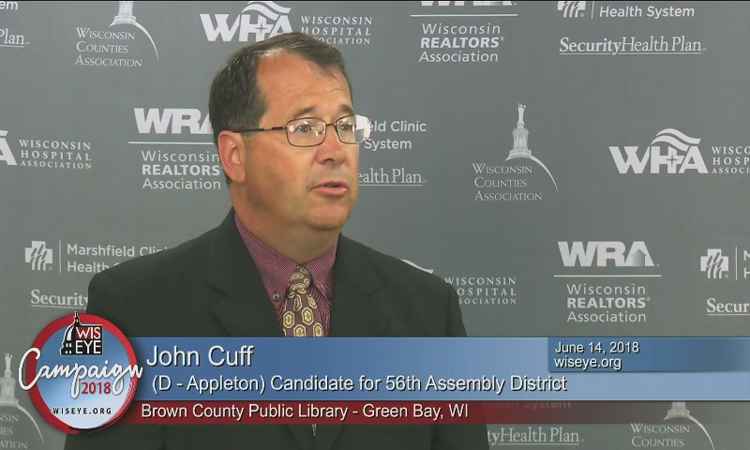Campaign 2018: John Cuff (D) Candidate for 56th Assembly District ...