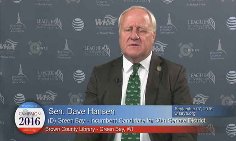 Campaign 2016 Interview: Sen. Dave Hansen (D) Incumbent Candidate for ...