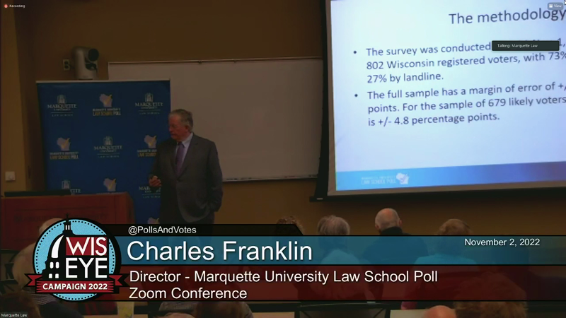 Campaign 2022: Marquette Law School Poll - November 2022 - WisconsinEye