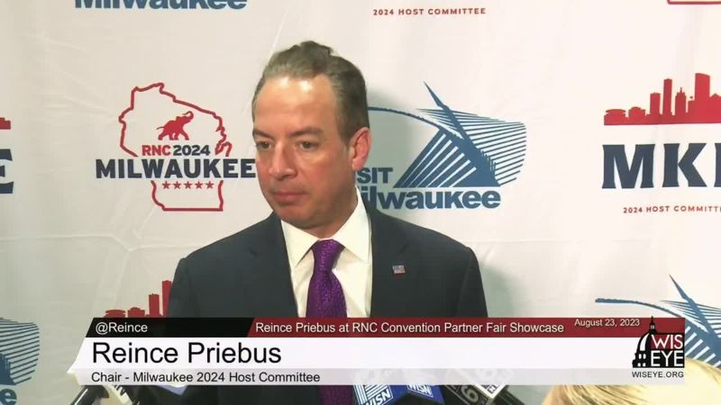 News Conference: Reince Priebus Following RNC Convention Partner Fair ...