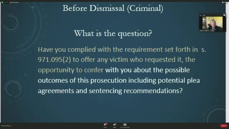 2022 Wisconsin Crime Victim's Rights Conference: Judicial Inquiry About ...