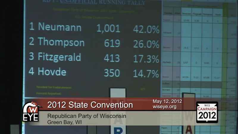 Campaign 2012: Republican Party of Wisconsin State Convention (Part 4 ...