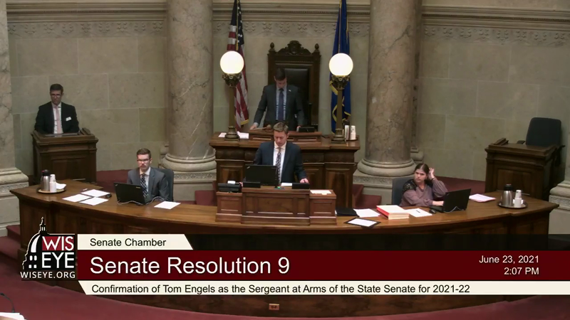 Wisconsin State Senate Floor Session - WisconsinEye