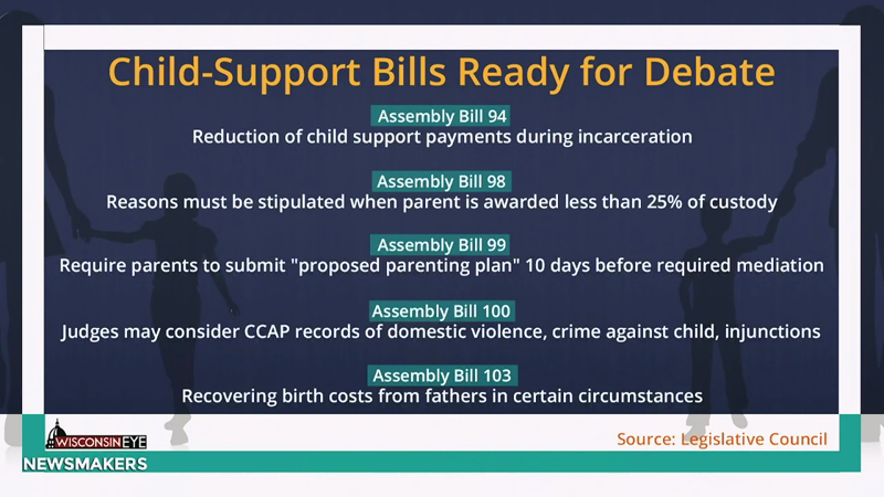 Newsmakers: New Child Support, Custody Laws? - WisconsinEye