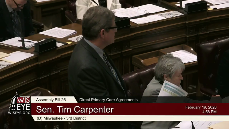 Wisconsin State Senate Floor Session - WisconsinEye