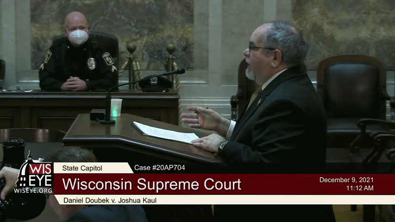 Wisconsin Supreme Court Oral Arguments: Daniel Doubek v. Joshua Kaul ...