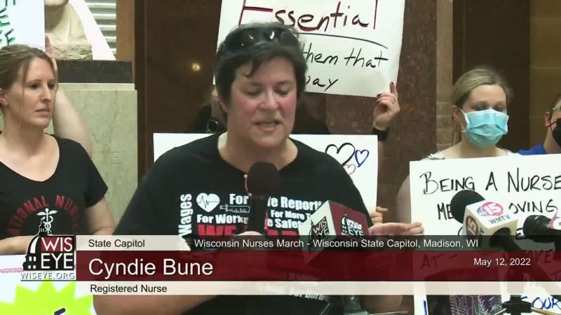 Wisconsin Nurses March - WisconsinEye