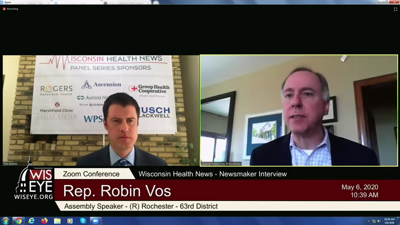 Wisconsin Health News: Update with Speaker Robin Vos - WisconsinEye