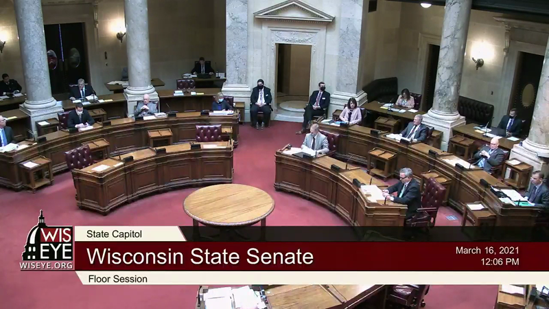 Wisconsin State Senate Floor Session - WisconsinEye