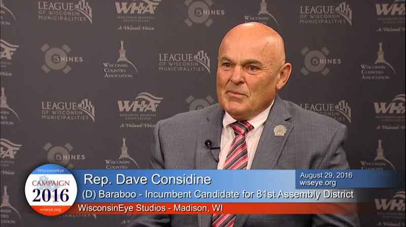 Campaign 2016 Intervier: Rep. Dave Considine (D) Incumbent Candidate ...