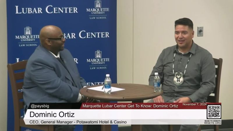 Marquette Lubar Center Get To Know: Dominic Ortiz - WisconsinEye