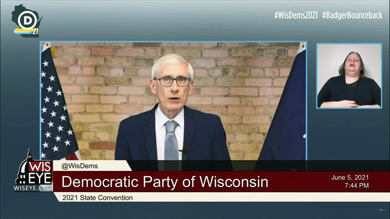 Democratic Party of Wisconsin 2021 State Convention - Day 1 - WisconsinEye