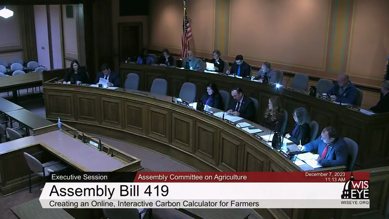 Assembly Committee on Agriculture - WisconsinEye