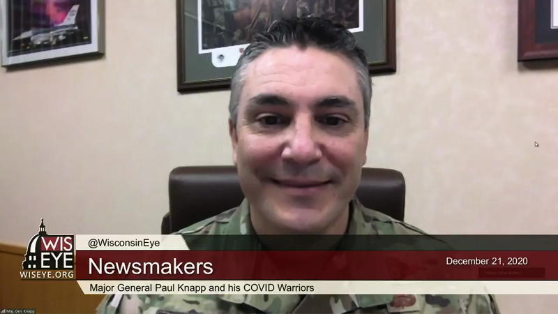 Newsmakers: Major General Paul Knapp and his COVID Warriors - WisconsinEye