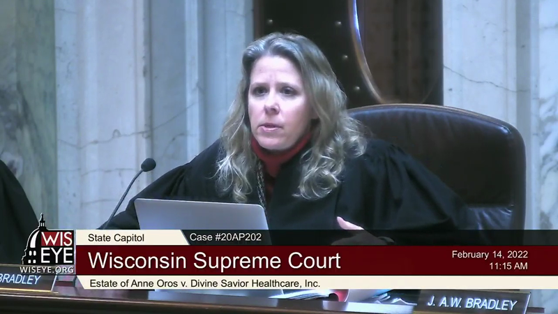 Wisconsin Supreme Court Oral Arguments: Estate of Anne Oros v. Divine ...