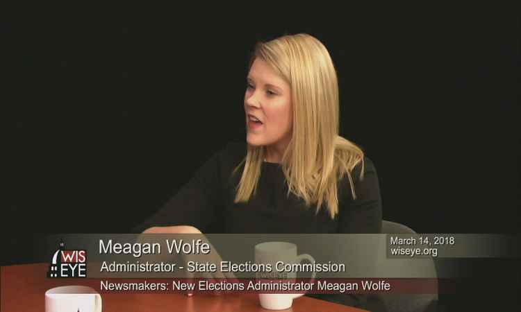 Newsmakers: Elections Administrator Meagan Wolfe - WisconsinEye