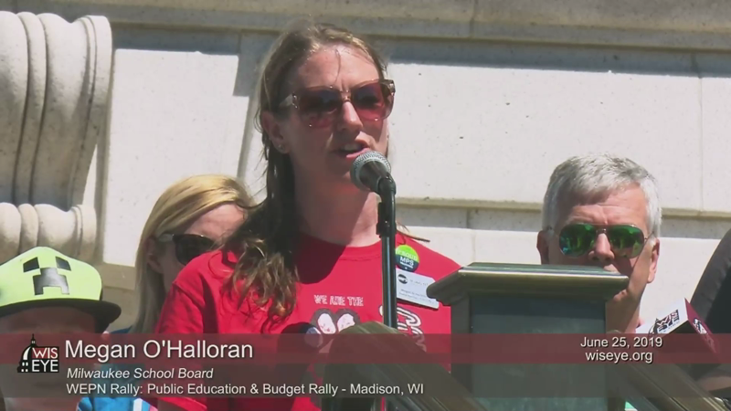 WPEN Stand Up for Schools Rally - WisconsinEye