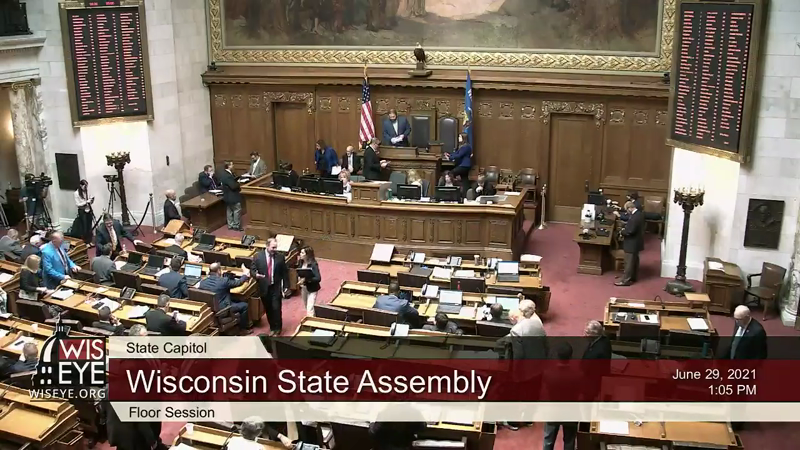 Wisconsin State Assembly Floor Session - WisconsinEye